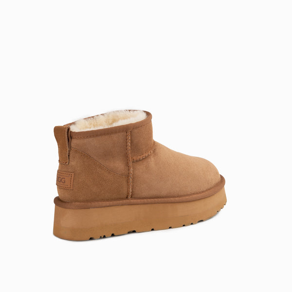'NEW GENERATION' UGG CLASSIC PLATFORM ULTRA MINI BOOTS (WATER RESISTAN ...