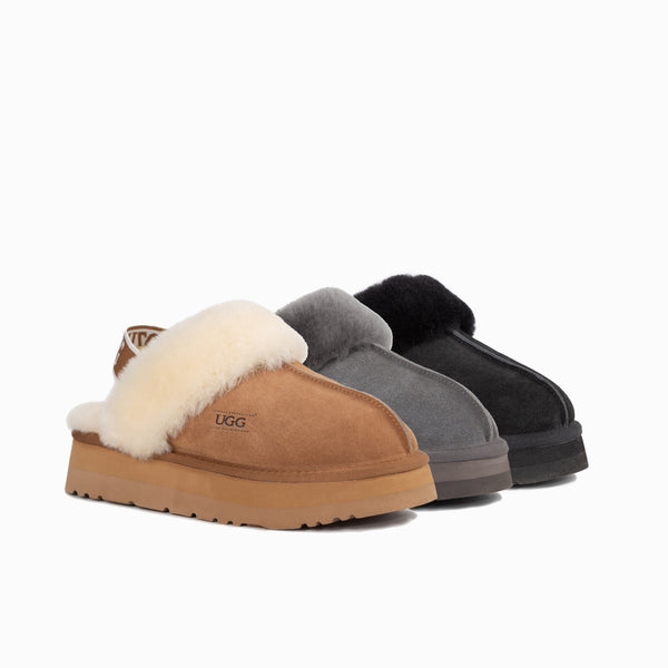 UGG PLATFORM SLIPPER (ELASTIC BACKSTRAP) – OZuggwear